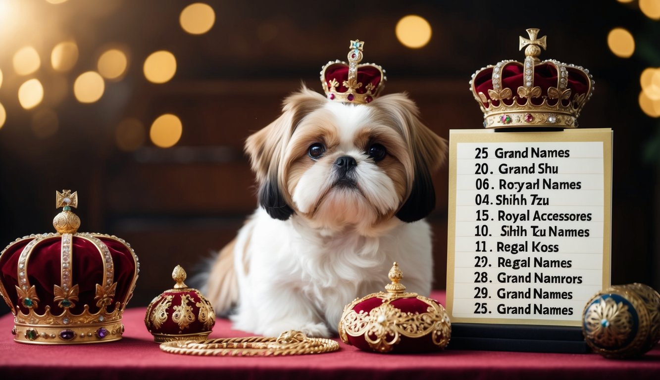 25 Royal Names for Shih Tzus: Regal Monikers for Noble Pups