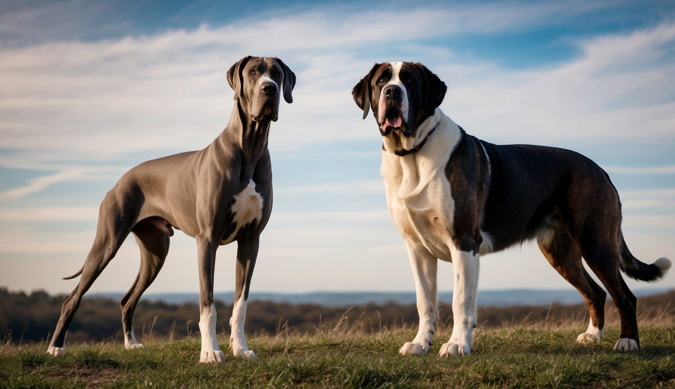 Great Dane vs Saint Bernard: Giant Breed Comparison
