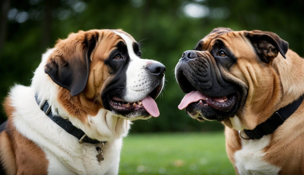 Saint Bernard vs Mastiff: Giant Breed Comparison Guide
