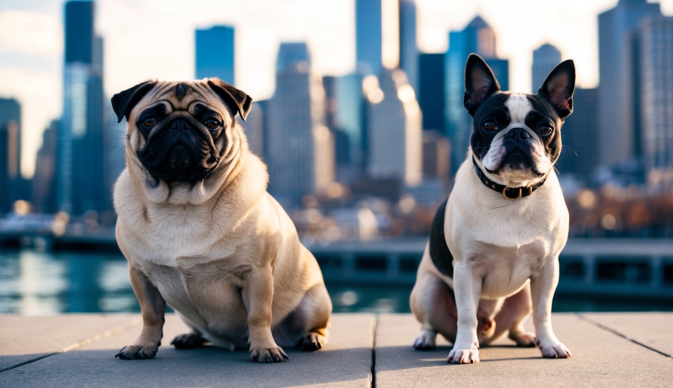 Son Boston Terriers Y Pugs Relacionados
