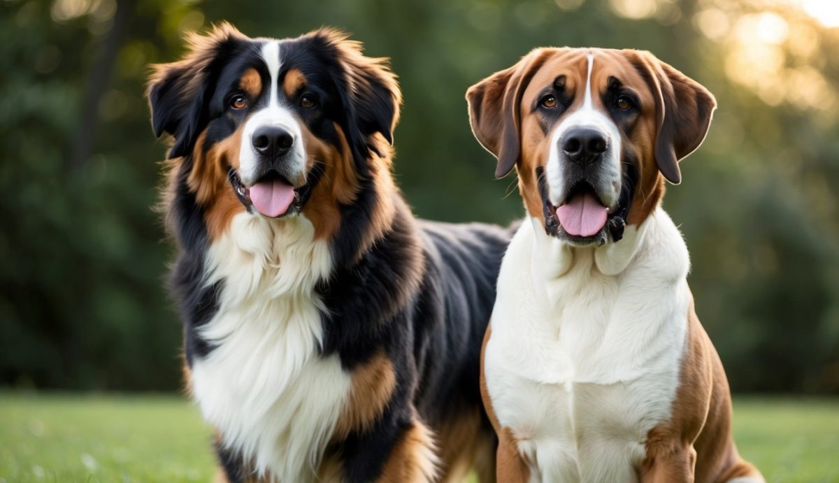 Bernese Mountain vs Saint Bernard: Gentle Giant Comparison