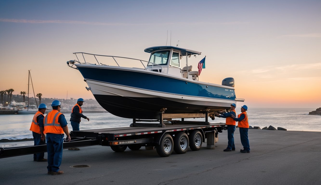 Transporting Boats from or to San Diego, CA: Coastal Shipping