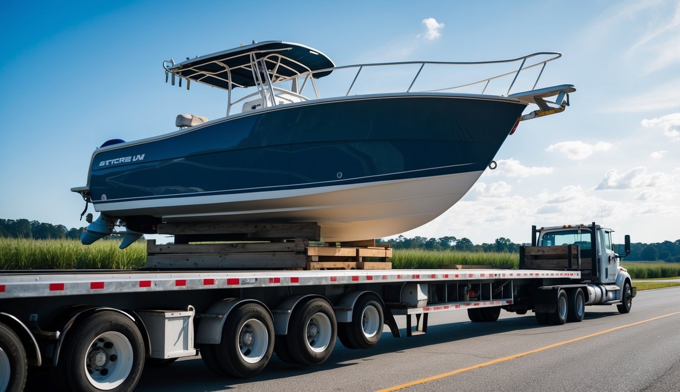 Transporting Boats from or to Raleigh, NC: Inland Ground Shipping